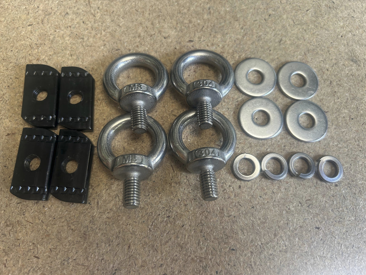 M8 EYE BOLT KIT – Triple M Tub Racks